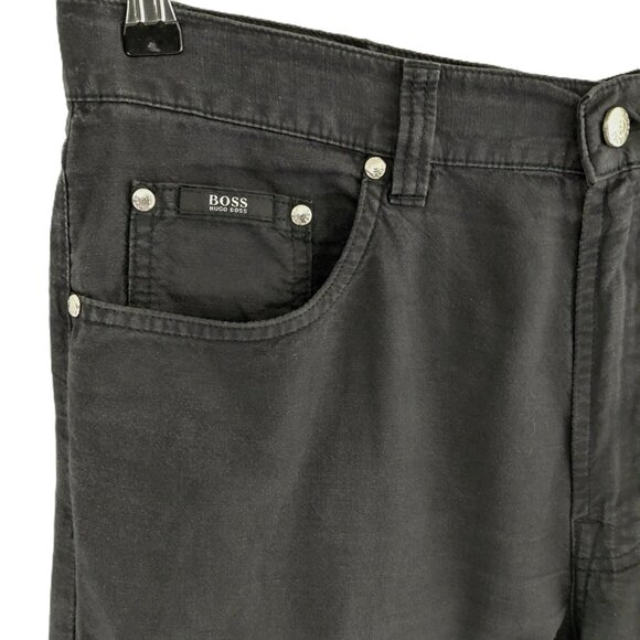 Hugo Boss | Pants | Hugo Boss Alabama Linen Blend Pants Waist 36 Black ...
